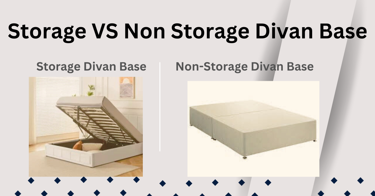 Which type of divan base is best for small rooms?